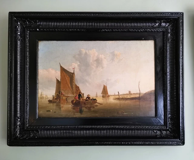 JAN VAN DE Cappelle, Dutch Old Master, Marine, Fine 17thC Antique Oil ...
