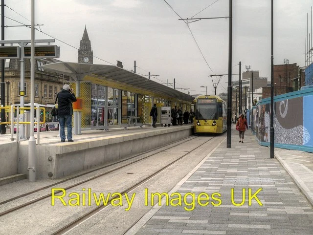 TRAM PHOTO - Rochdale Metrolink Terminus Smith Street c2014 £2.00 ...