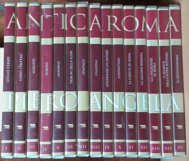 DVD ANTICA ROMA di Piero Angela Serie Completa 15 pezzi EUR 165,00 ...