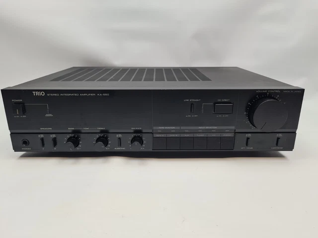 KENWOOD TRIO KA-550 Stereo Integrated Amplifier Phono 4 Vinyl MADE IN JAPAN £51.99 - PicClick UK