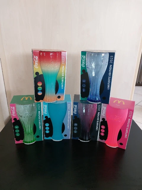 MC DONALD`S 2023 Limited Edition-Satz 6 Gläser incl. Regenbogenglas-NEU ...