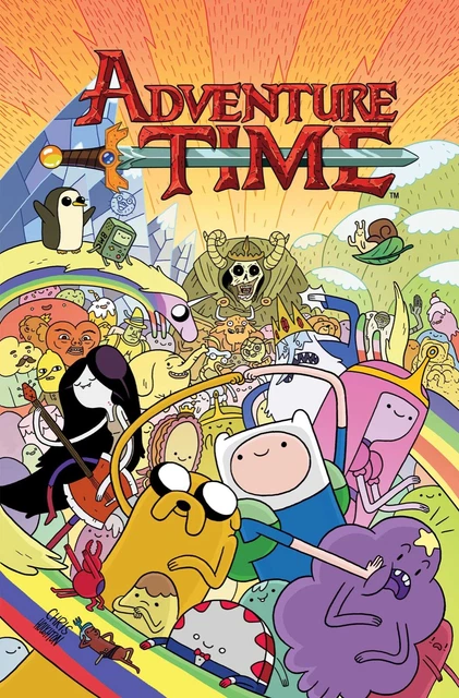 ADVENTURE TIME CARTOON poster, bluey, barbie,Mickey Mouse, Tom and ...