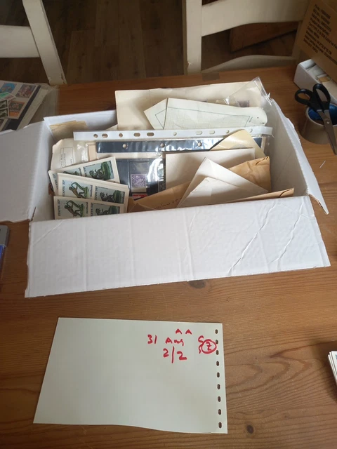 STAMPS JOB LOT Mixed Box Full For Sorting £12.50 - PicClick UK