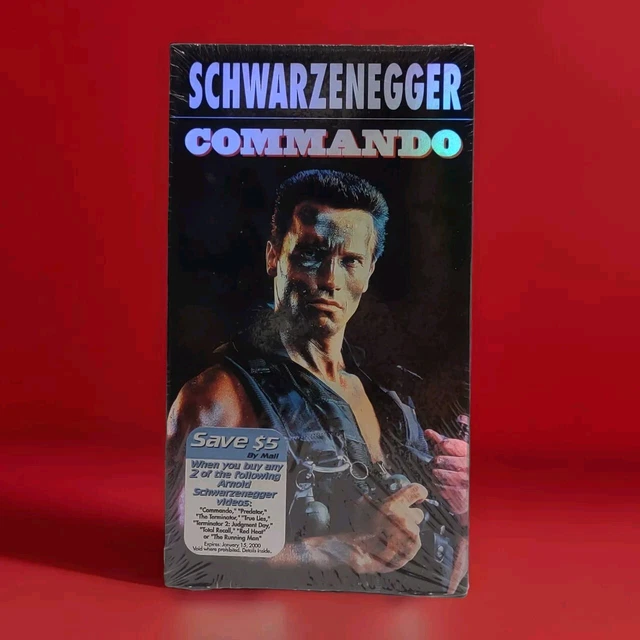 COMMANDO 1985 VHS Arnold Schwarzenegger, Alyssa Milano 80's *Action NEW ...