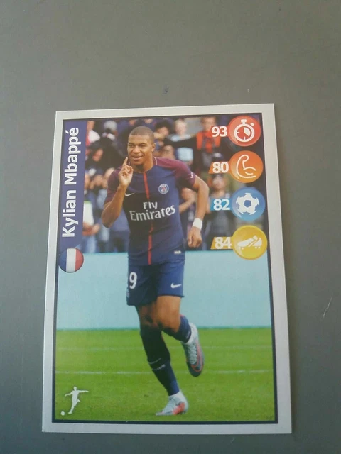 PANINI FOOTBALL SUPERSTAR Stickers Psg Kylian Mbappe' EUR 140,00 ...