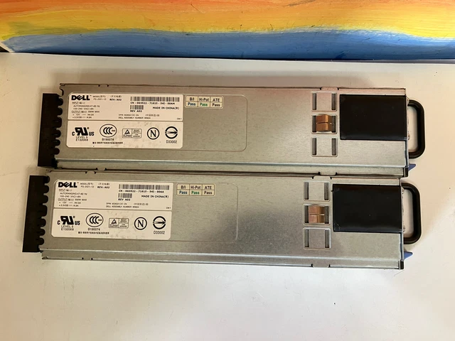 ~ DELL POWEREDGE 550W Power Supply PS-2521-1D Rev A02 G3522 0G3522 PSU ...