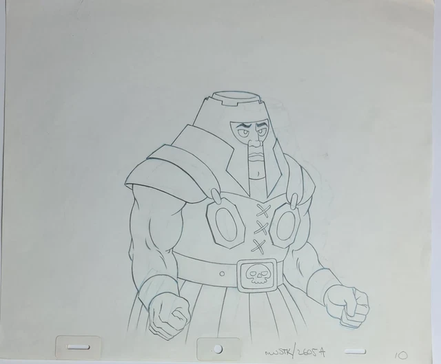HE-MAN MOTU ANIMATION Production Cel Drawing: Ram Man - 2768 EUR 30,10 ...