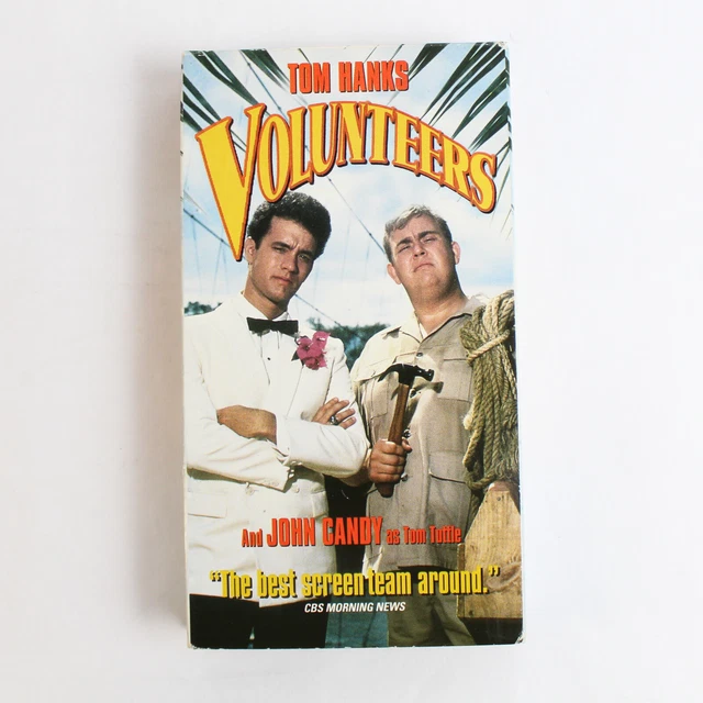 VOLUNTEERS VHS COMEDY Film by HBO Home Video Tom Hanks 1985 $14.75 ...
