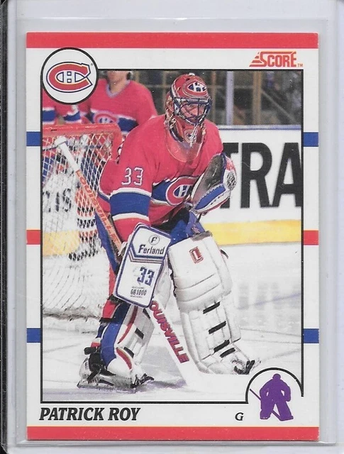 1990-91 PATRICK ROY Score Hockey Card #10 Montreal Canadiens $1.50 ...