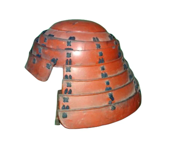 ANTIQUES JAPANESE ARMOR yoroi Samurai armor Helmet kabuto＆gauntlet ...