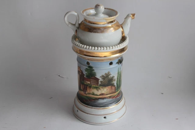 TISANIÈRE PORCELAINE DE Paris Empire XIXe siècle (74280) EUR 98,00 - PicClick FR