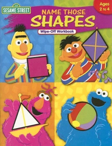 SESAME STREET NAME Those Shapes Wipe-Off Workbook: Ages 2 to 4 By ...