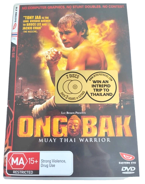 ONG BAK MUAY Thai Warrior DVD Tony Jaa drama action fighting - VGC free postage £4.80 - PicClick UK