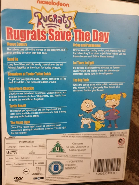 RUGRATS SAVE THE Day Dvd 9 Tales Kids EUR 11,70 - PicClick IT