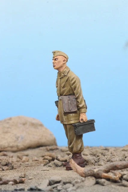 1:35 MODEL TANK Figur WH Soldat Afrika Korps Nr 1 gebaut built EUR 10 ...