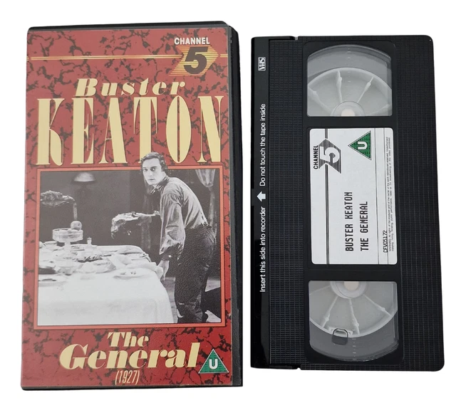 BUSTER KEATON THE General VHS Rare Classic Film Silent Comedy Movie ...