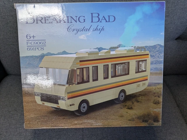 691PCS BREAKING BAD RV Building Blocks Creative Crystal Ship ...