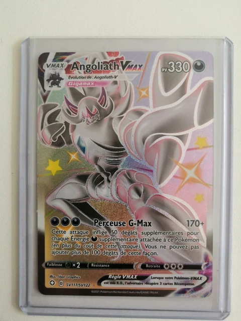 CARTE POKÉMON - Angoliath Vmax SHINY SV117/SV122 - Destinées Radieuses ...