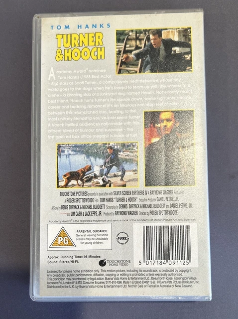 TURNER AND HOOCH VHS 1980's Comedy Touchstone Home Video PAL £12.34 - PicClick UK