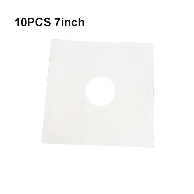 ACID FREE VINYL Record Sleeves Prevent Scratches and Friction White ...