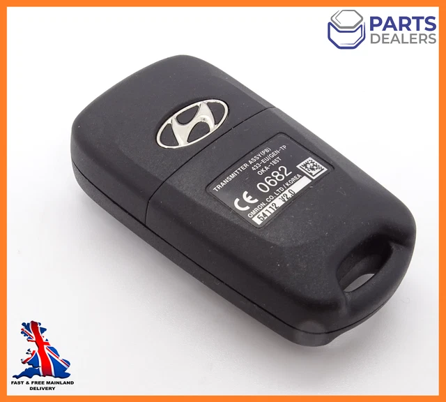 USED GENUINE HYUNDAI i30 KEY REMOTE 2017-2020 3 BUTTON FLIP FOB RKE ...