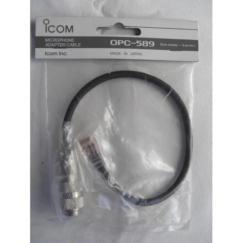 ICOM MODULAR OPC-589 8-pin microphone connector conversion cable $33.68 ...