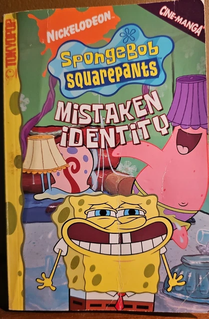 SPONGEBOB SQUAREPANTS MISTAKEN Identity Cine-Manga Tokyopop Book ...
