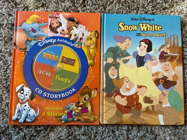 DISNEY BOOK LOT snow white and dumbo, bambi, 101 dalmations, lion king ...