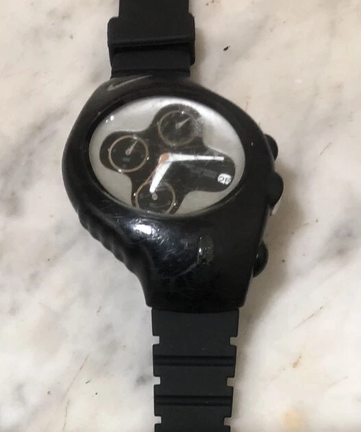 NIKE - MONTRE Homme Chronographe 3 Cadrans - Chronograph Vintage Watch ...