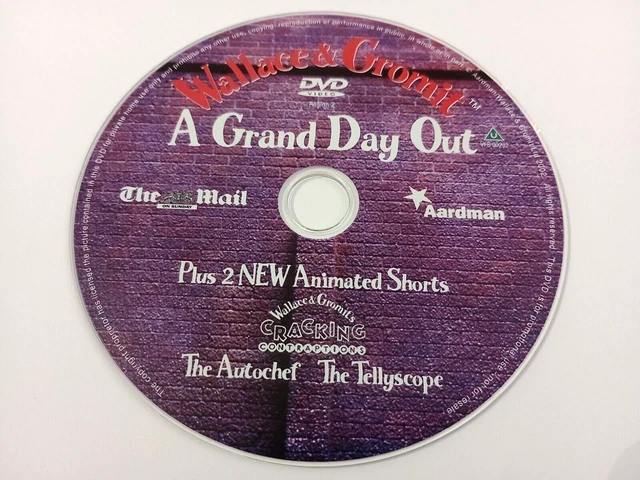 WALLACE & GROMIT A Grand Day Out The Mail On Sunday DVD Disc Only £3.50 ...