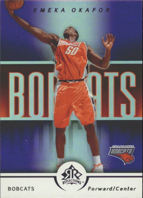 2005-06 REFLECTIONS VIOLET Charlotte Bobcats Basketball Card #9 Emeka Okafor EUR 2,21 - PicClick FR