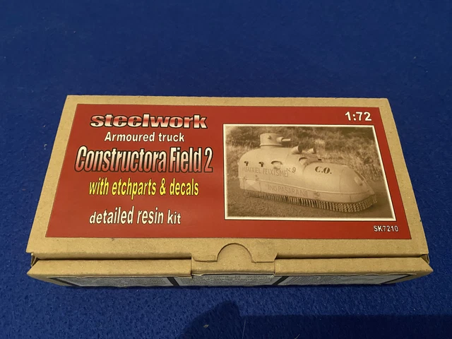 STEELWORK ARMOURED TRUCK Constructora Field 2 Ätzteile Seltener Bausatz ...