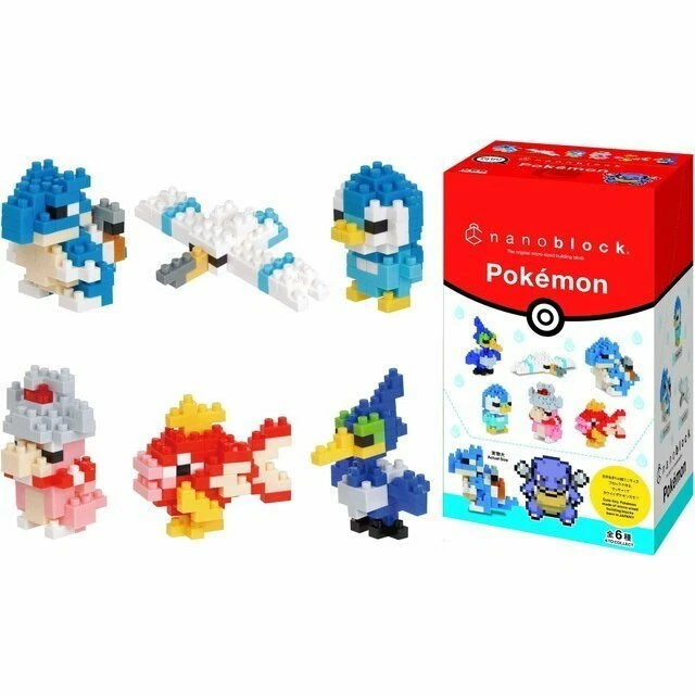 NANOBLOCK NBMC-16 MINI nano Pokemon Water Type (set of 6) £51.12 ...