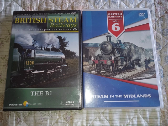 BRITISH STEAM RAILWAYS THE B1/british railways v6 steam in the midlands ...