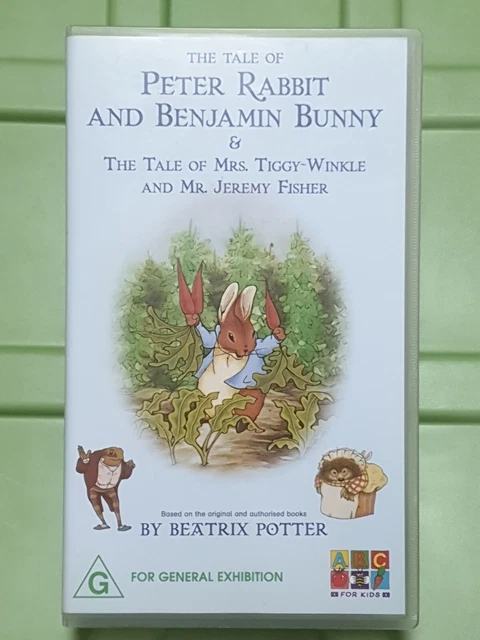 THE TALE OF Peter Rabbit and Benjamin Bunny Vhs Watched Works Great $17 ...