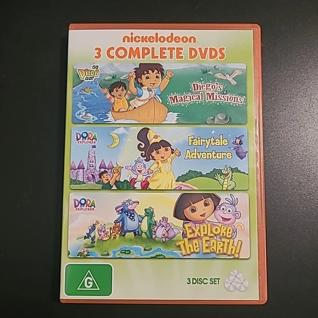 NICKELODEON 3 MOVIE Pack - Dora The Explorer Diego- Region 4 - 3 Disc ...