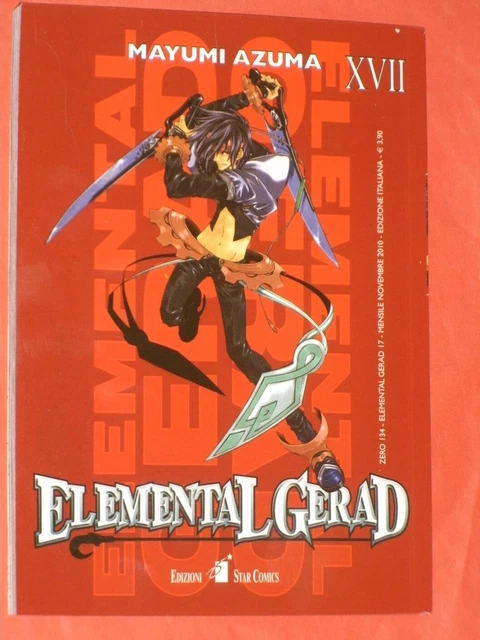 ELEMENTAL GERAD N° 17 di MAYUMI AZUMA - STAR COMICS 1 serie ROSSA EUR 4 ...