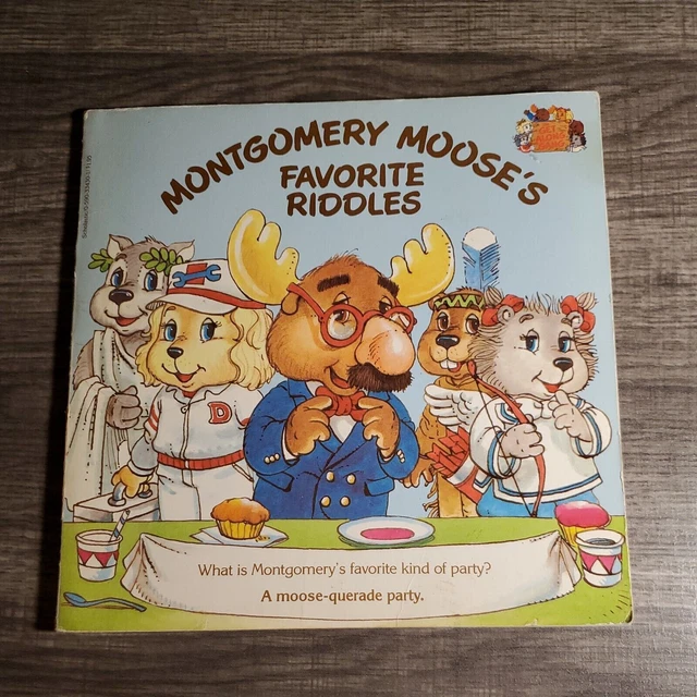 GET ALONG GANG Montgomery Mooses Favorite Riddles PB Book 1985 Mike ...