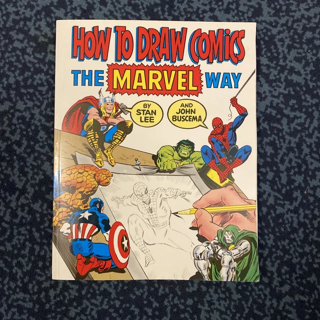 HOW TO DRAW Comics the Marvel Way by Stan Lee, John Buscema (Paperback ...