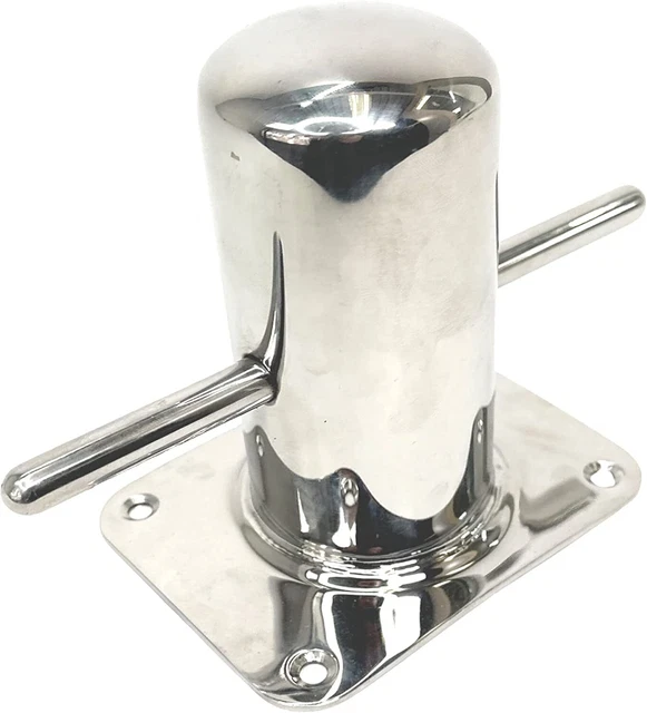 BOOTS EDELSTAHL KREUZ Poller Niro Rostfrei Stegpoller Leinen Festmacher ...