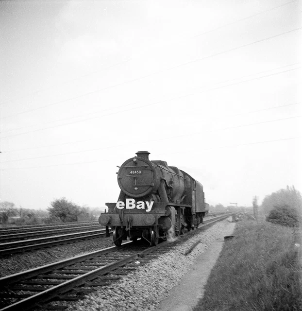 RAILWAY STEAM NEGATIVE 8F 48450 of 82B Bristol area 1960s + Copyright £ ...