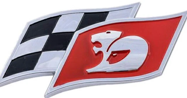 HOLDEN HSV FLAG Boot Fender Badge Emblem for Commodore Maloo GTS VX ...