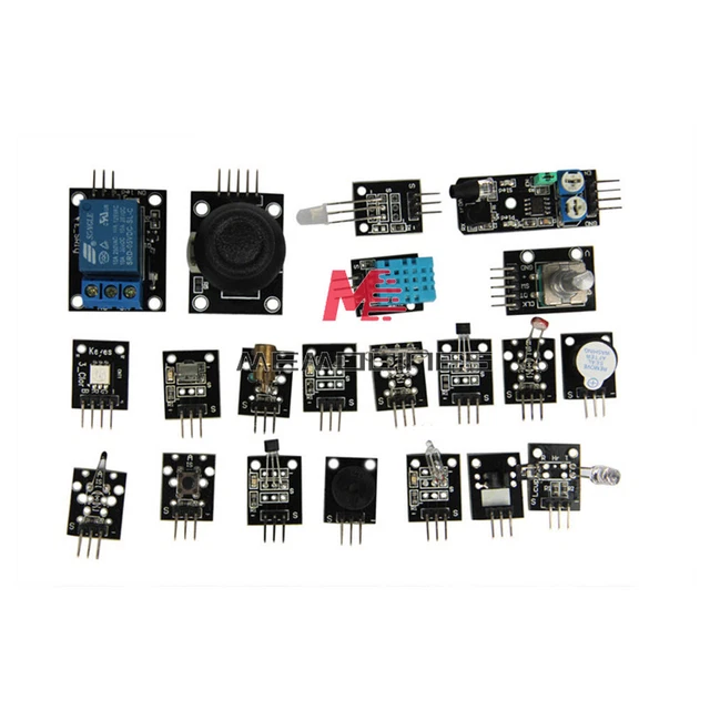 37 SENSOR KIT 45 In 1 Sensor Module Starter Kit Module For Arduino MCU ...