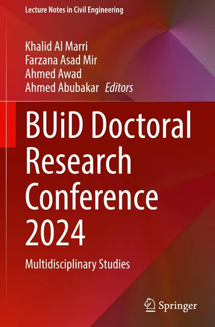 BUID DOCTORAL RESEARCH Conference 2024 Khalid Al Marri EUR 213,99 - PicClick DE
