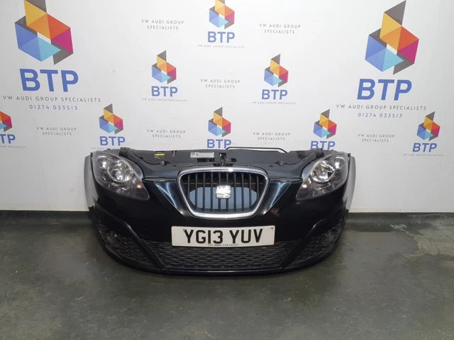 SEAT ALTEA MK2 Complete Front Bumper Headlights Slam Panel Black Lc9Z ...