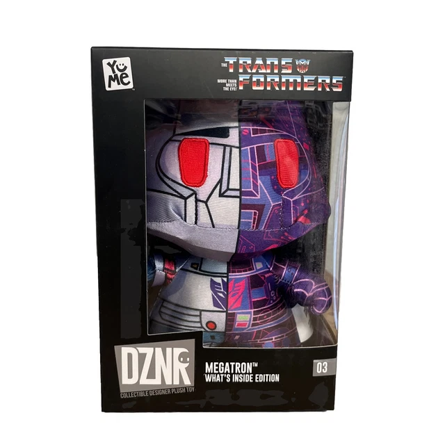 TRANSFORMERS HASBRO DZNR Designer Plush Megatron What’s Inside Edition ...