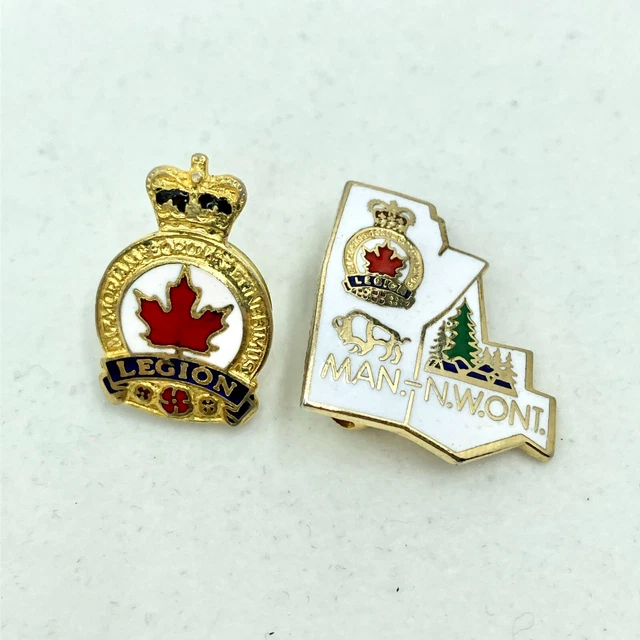 RCL LEGION ROYAL Crown Logo Emblem Canadian Vintage Canada Maple Leaf ...