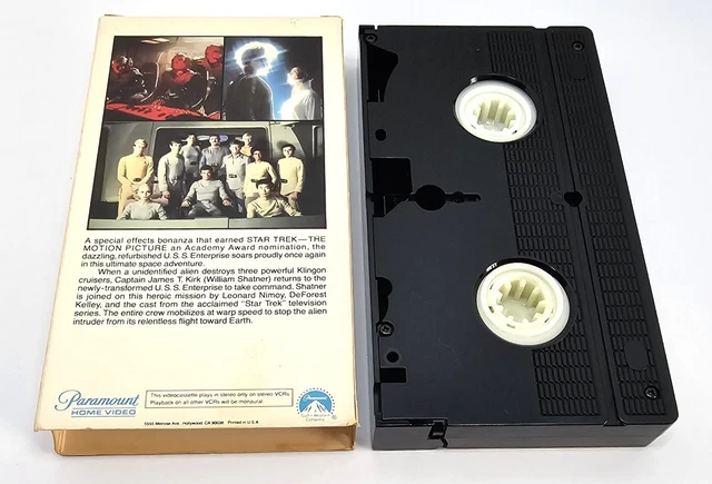 STAR TREK THE Motion Picture Special Longer Version VHS 1993 £6.38 ...