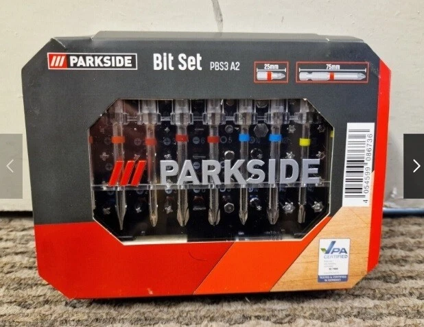 PARKSIDE BIT AND Socket Set PBS3 A2 - 56 Piece Set Brand New £15.99 ...