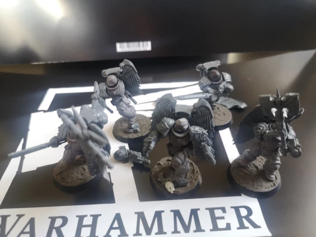 WARHAMMER 40K BLOOD Angels Space Marines Primaris Sanguinary Guard ...